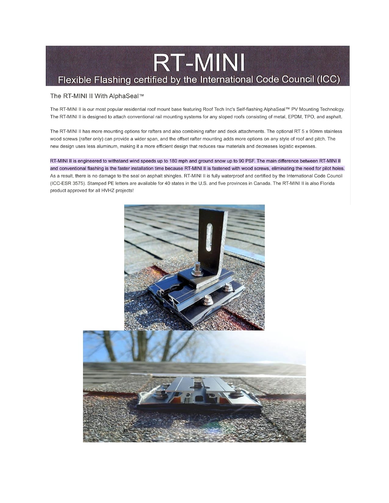 RT Mini Slick - MAG Solar Canada